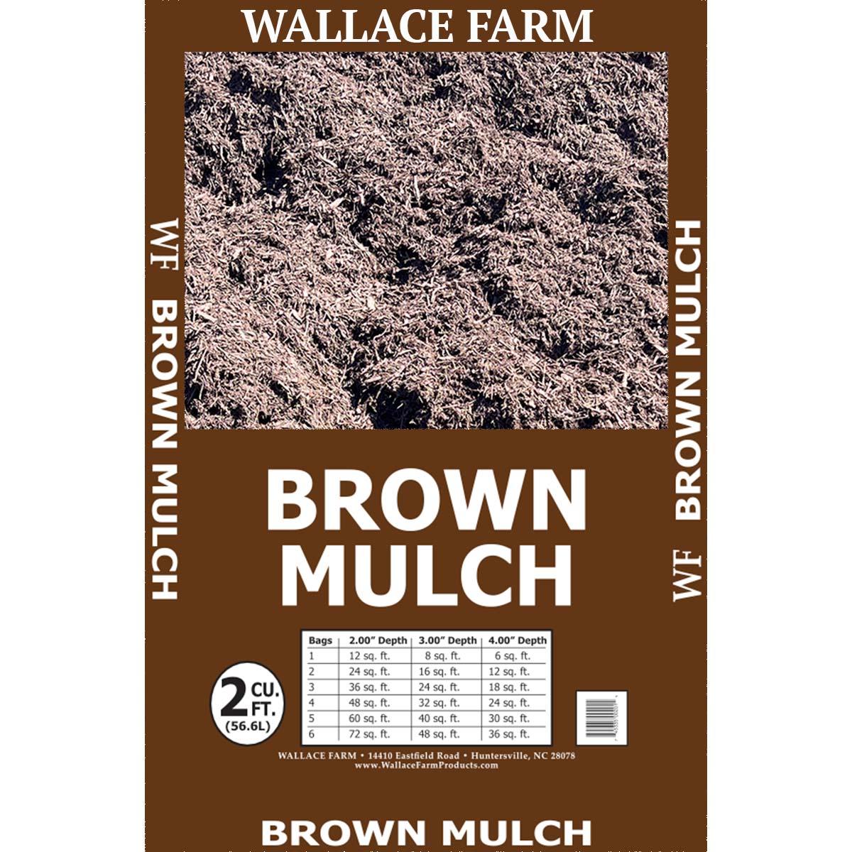 2 CF Brown Mulch | Wallace Farm, Inc.